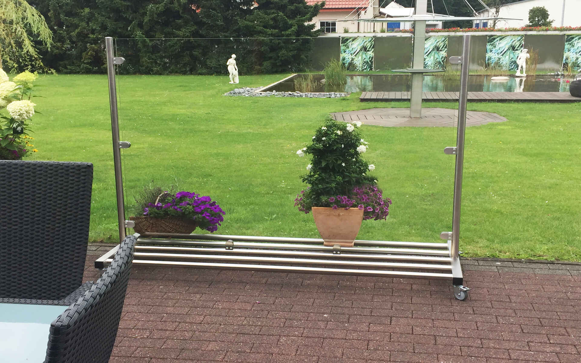 Mobiler Sichtschutz Terrasse