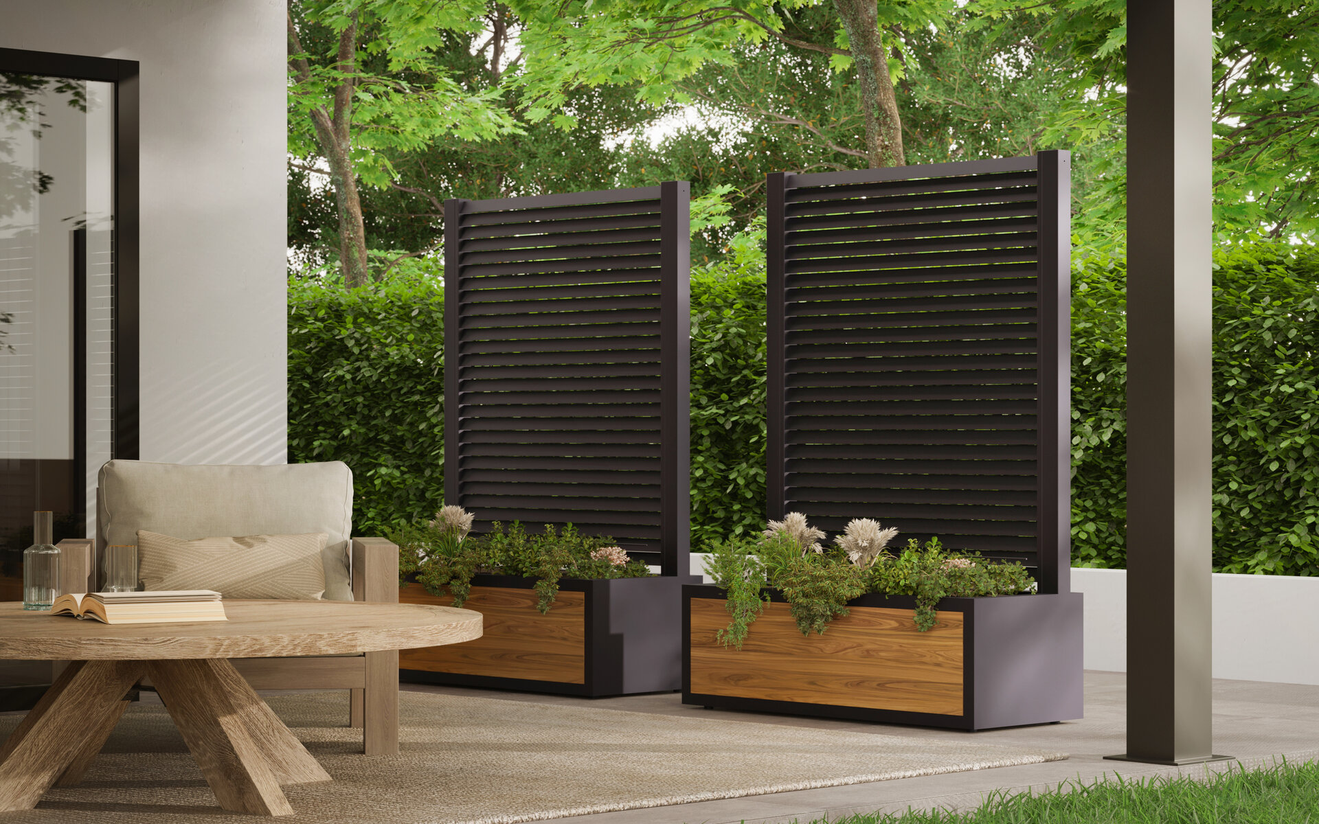 Paravent Outdoor: Ästhetische Optik für den Garten